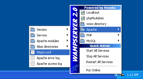 Install Wordpress Locally In Windows Xp With Wampserver The Web Squeeze